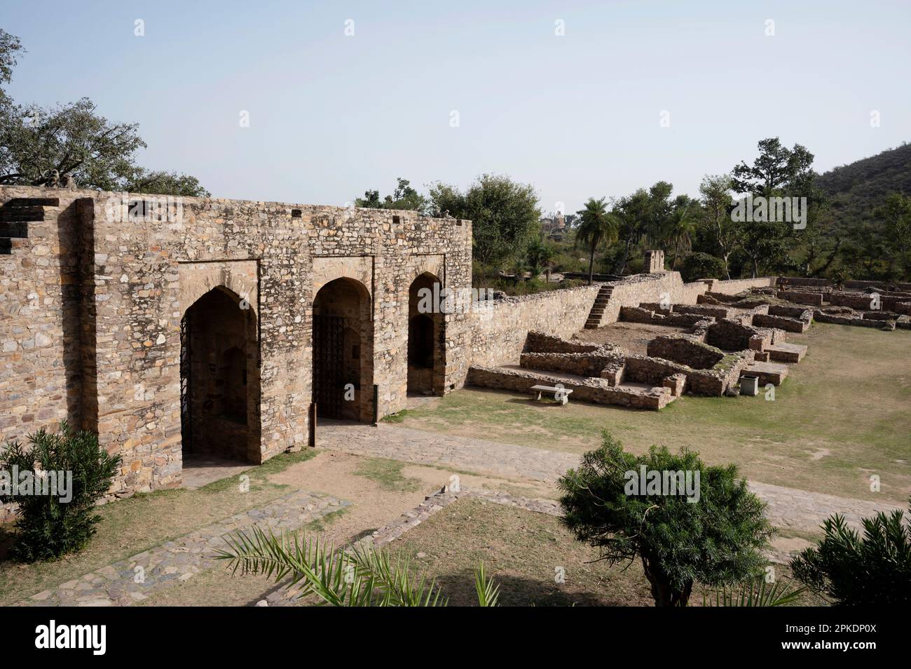 Ruins of the Bhangarh Fort, is a 16th-century fort built in 1573, Alwar ...