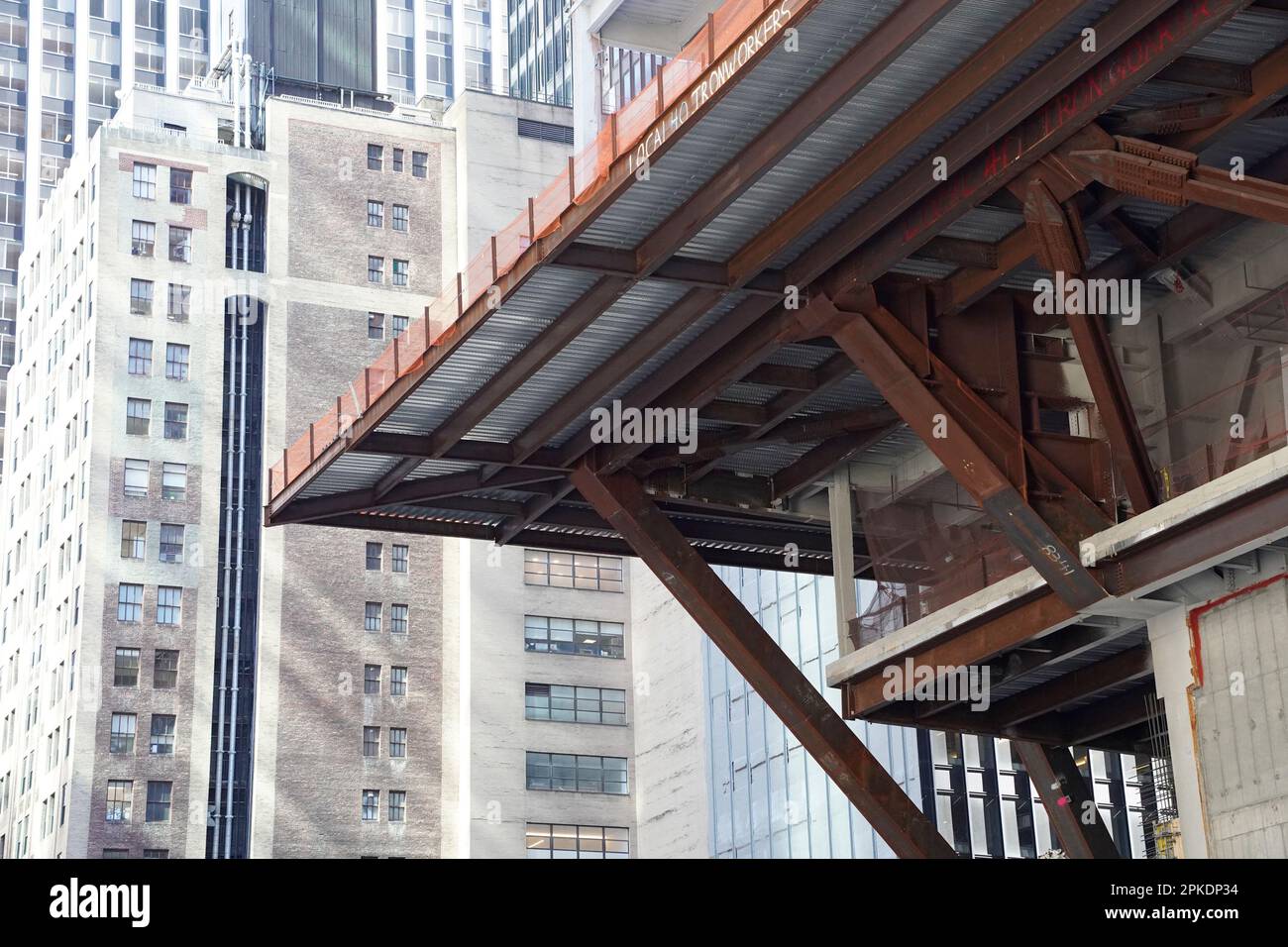 renovation rebuilding new york city manhattan skyscrapers view from the ...