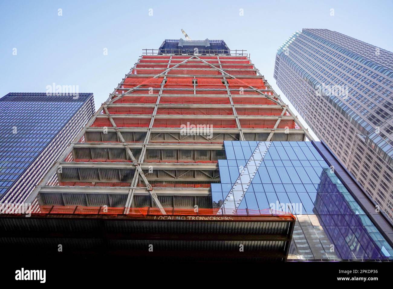 renovation rebuilding new york city manhattan skyscrapers view from the ...