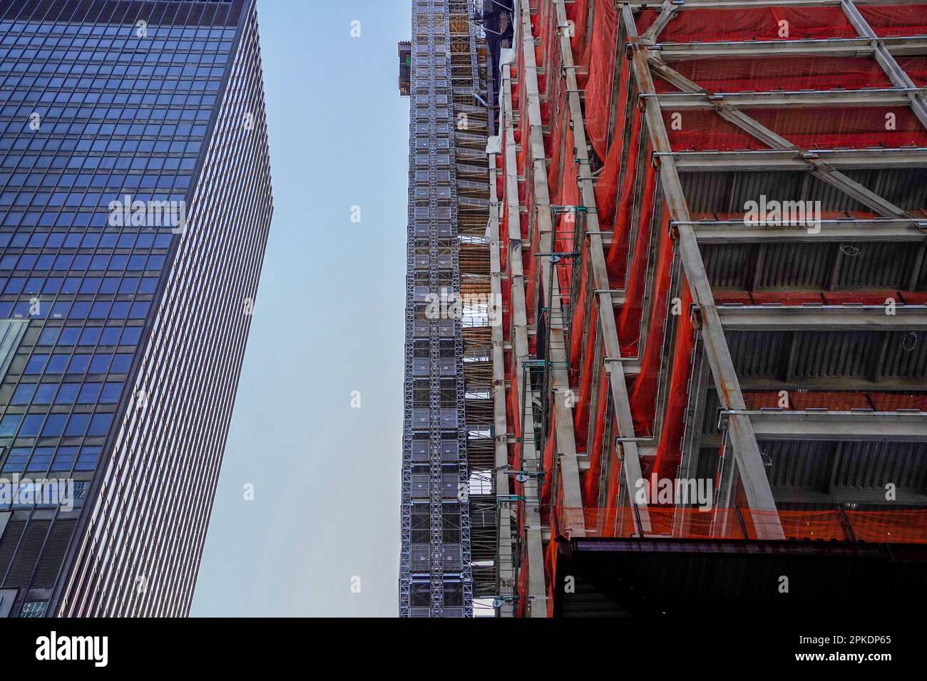 renovation rebuilding new york city manhattan skyscrapers view from the ...