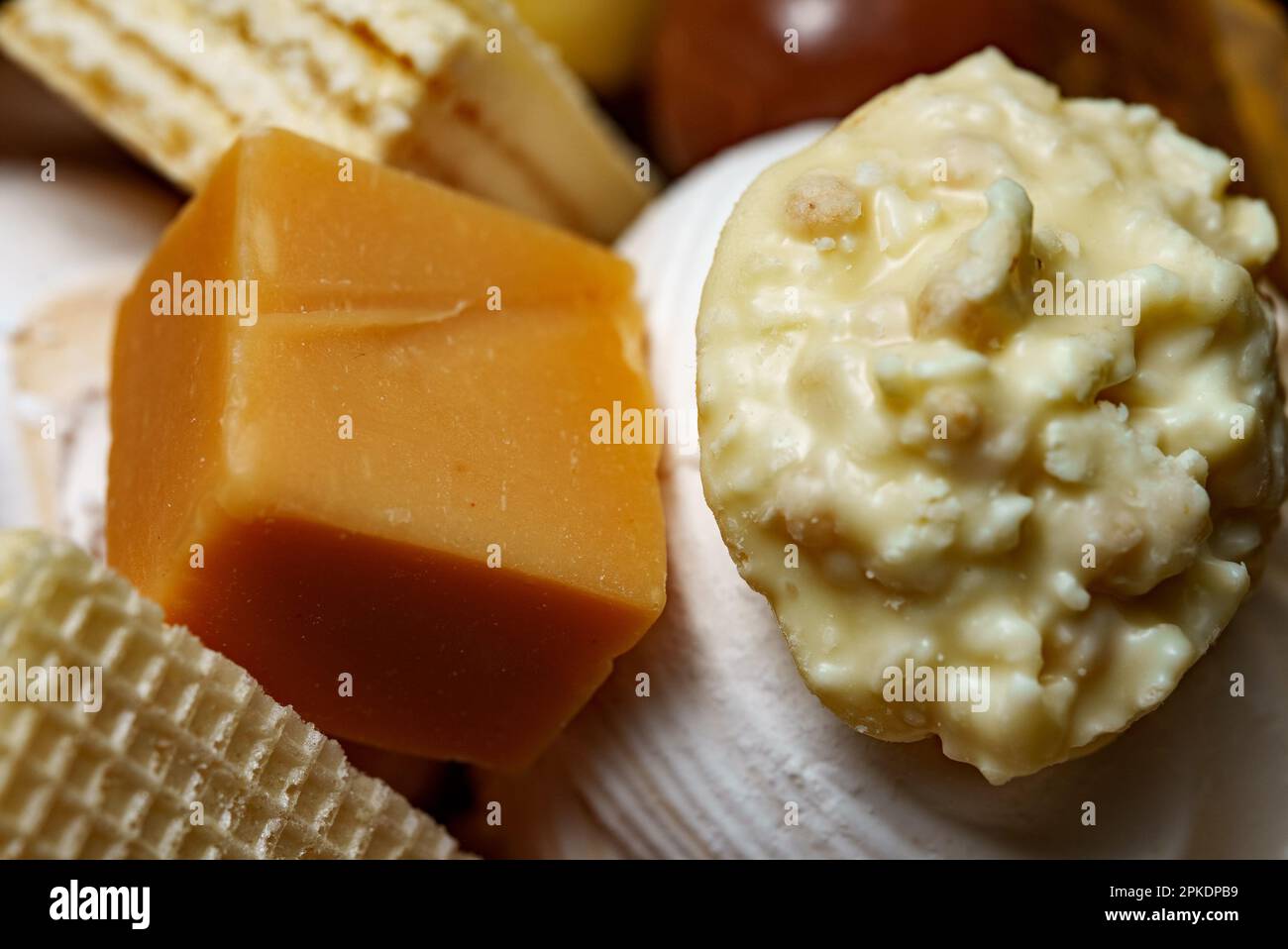 Various sweets. Chocolates and waffles. Suitable for commercial ...