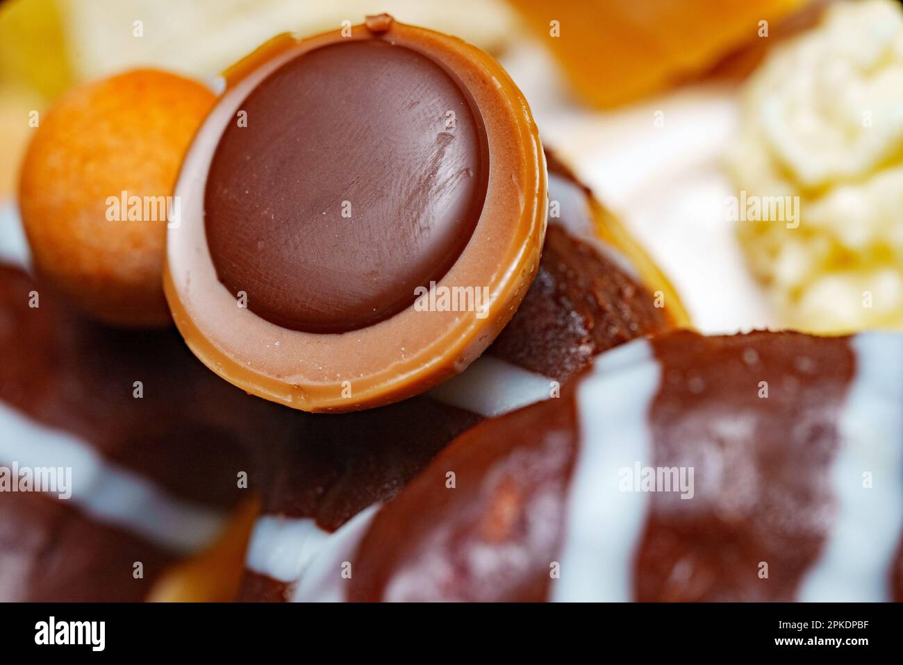 Various sweets. Chocolates and waffles. Suitable for commercial ...