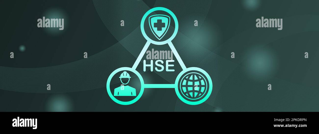 Illustration of a hse concept Stock Photo - Alamy