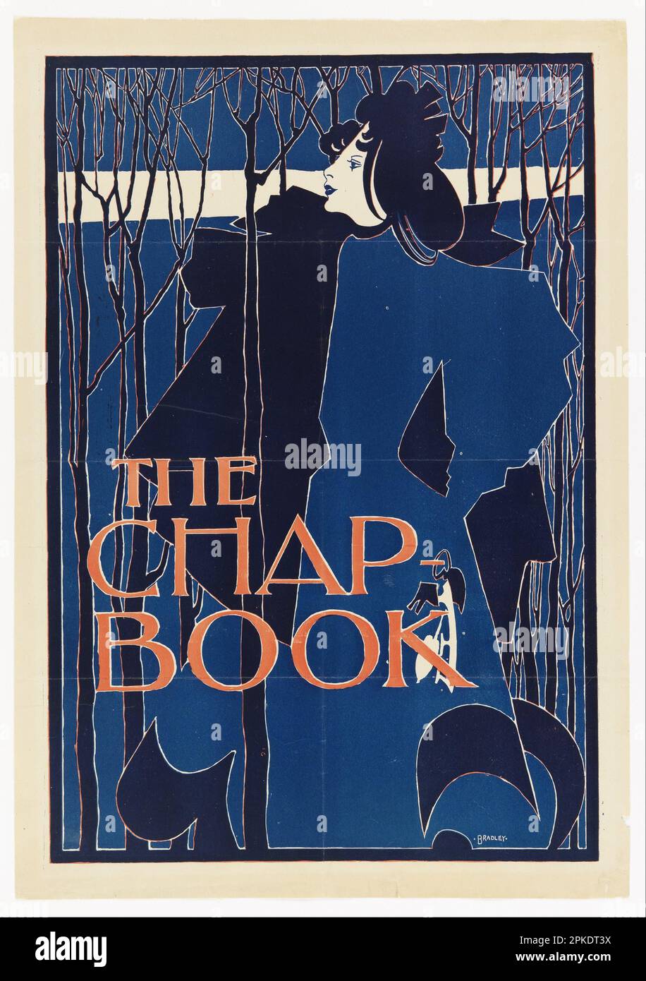 The Blue Lady, poster for The Chap-Book 1894 by William Henry Bradley ...