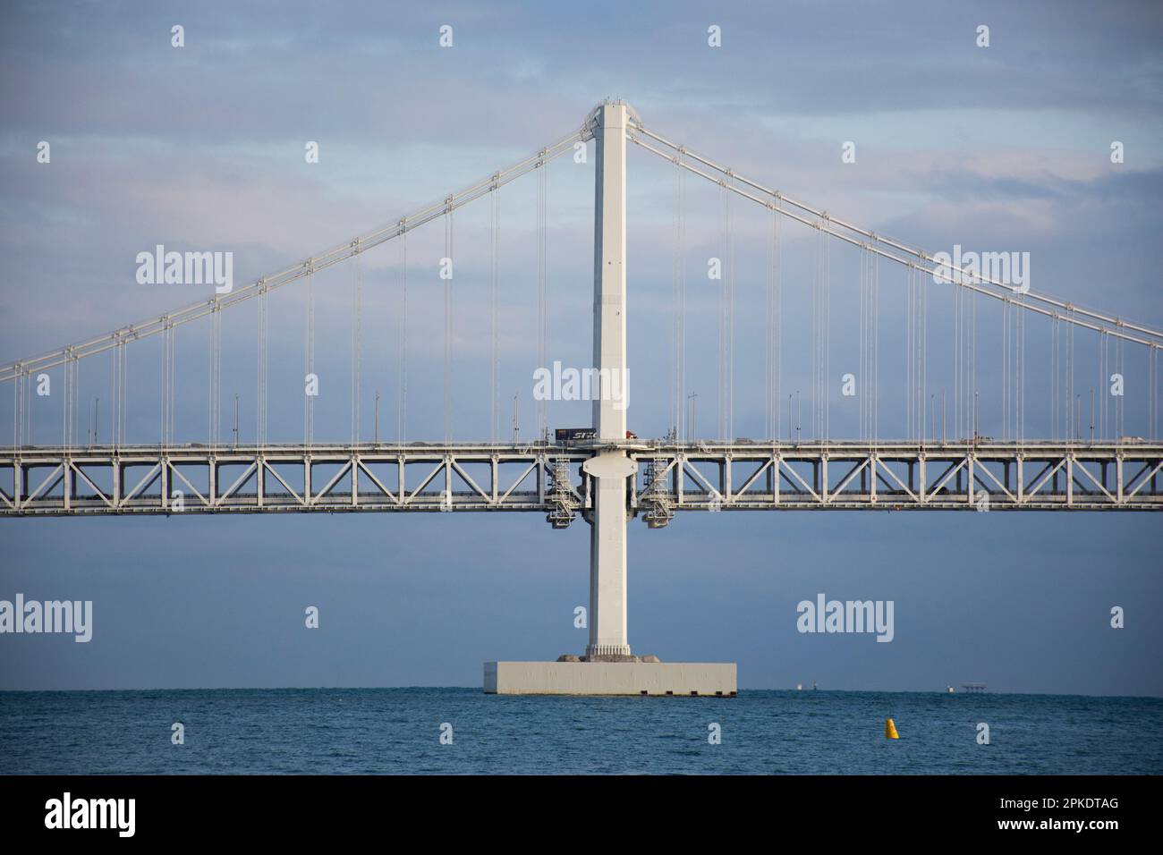 Gwangandaegyo suspension bridge or Diamond bridge and landscape sea ...