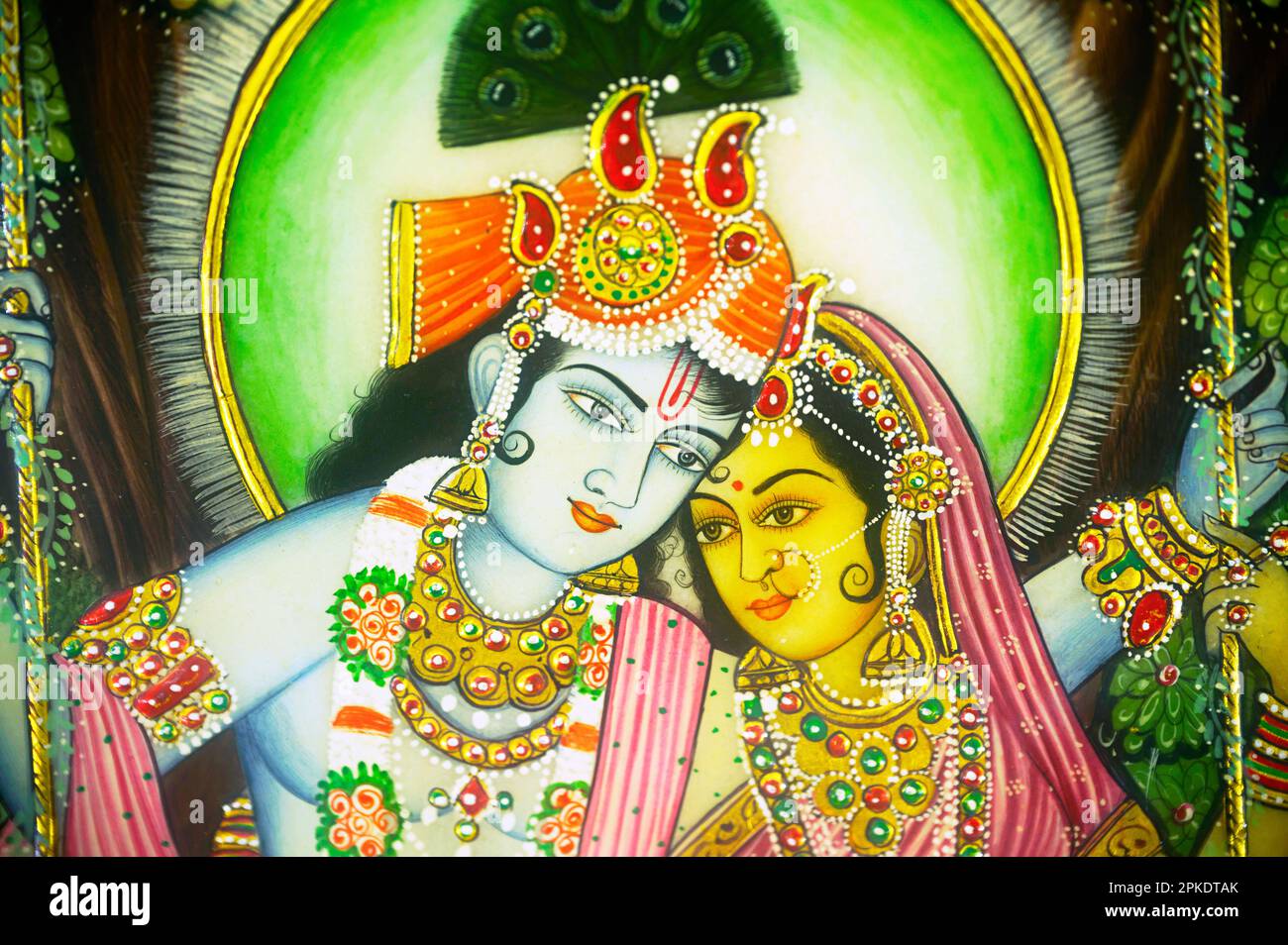 Glass Painting Designs Of Radha Krishna