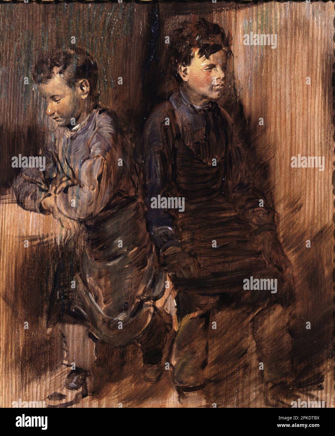 Two young shoemaker circa hi-res stock photography and images - Alamy