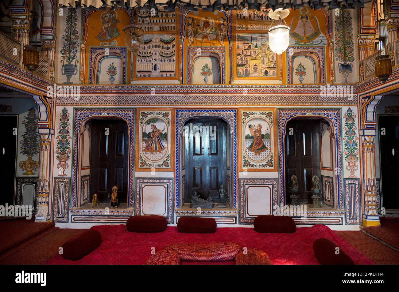 Inner view of Dr. Ramnath Podar Haveli Museum, a cultural heritage ...