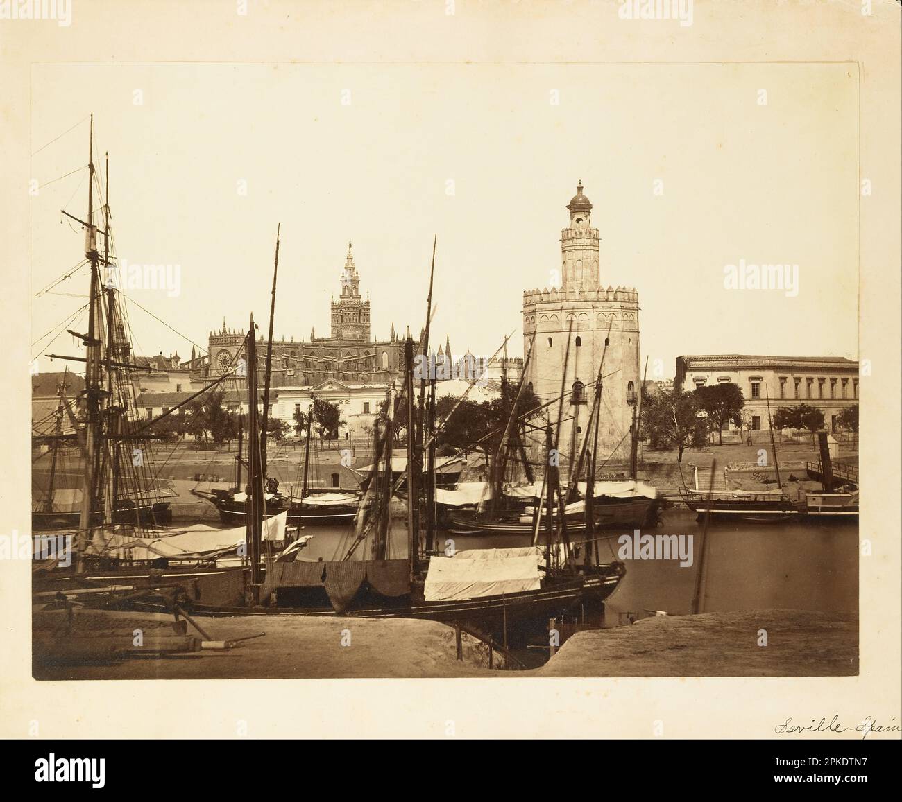 Cathedral, Torre del Oro and Guadalquivir River, Seville] September 19 ...