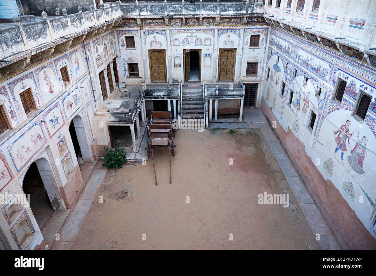 Kamal Morarka Haveli Museum in Shekhawati. Marwari merchants ...