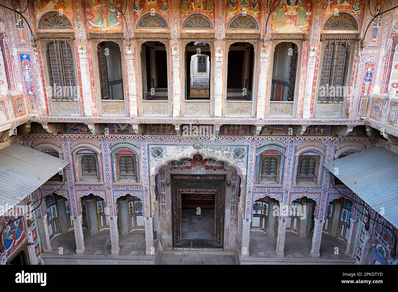 Kamal Morarka Haveli Museum in Shekhawati. Marwari merchants ...
