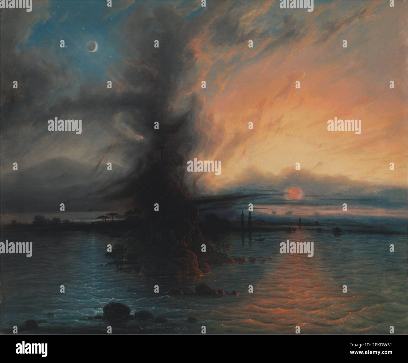 The Rock of Salvation 1837 by Samuel Colman Stock Photo - Alamy