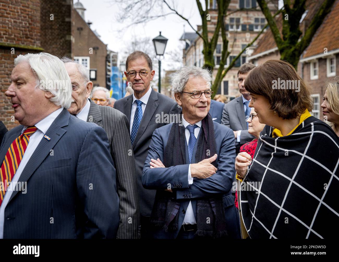 NAARDEN - Roger van Boxtel prior to the traditional performance by the ...