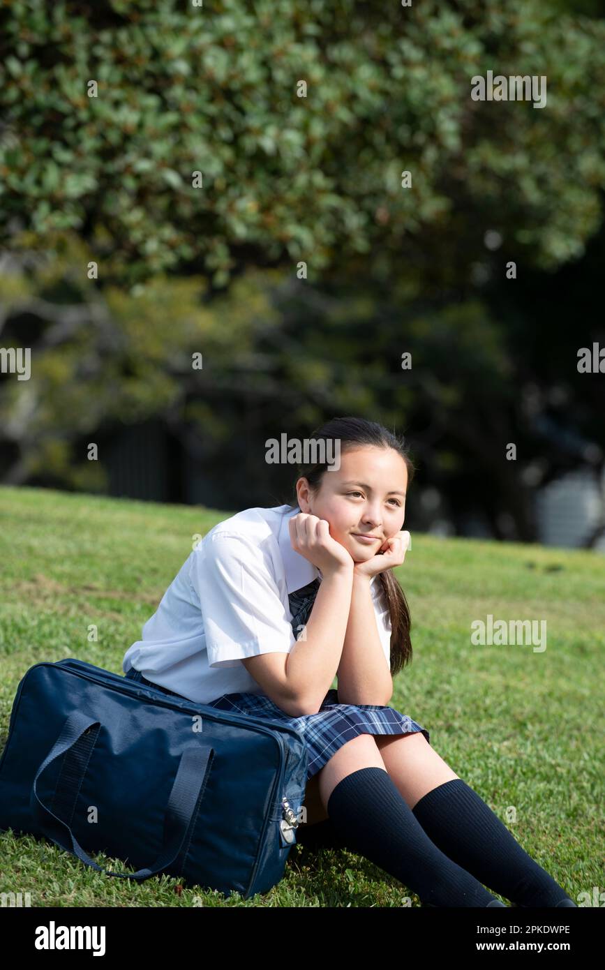 Schoolgirl uniform hi-res stock photography and images - Alamy