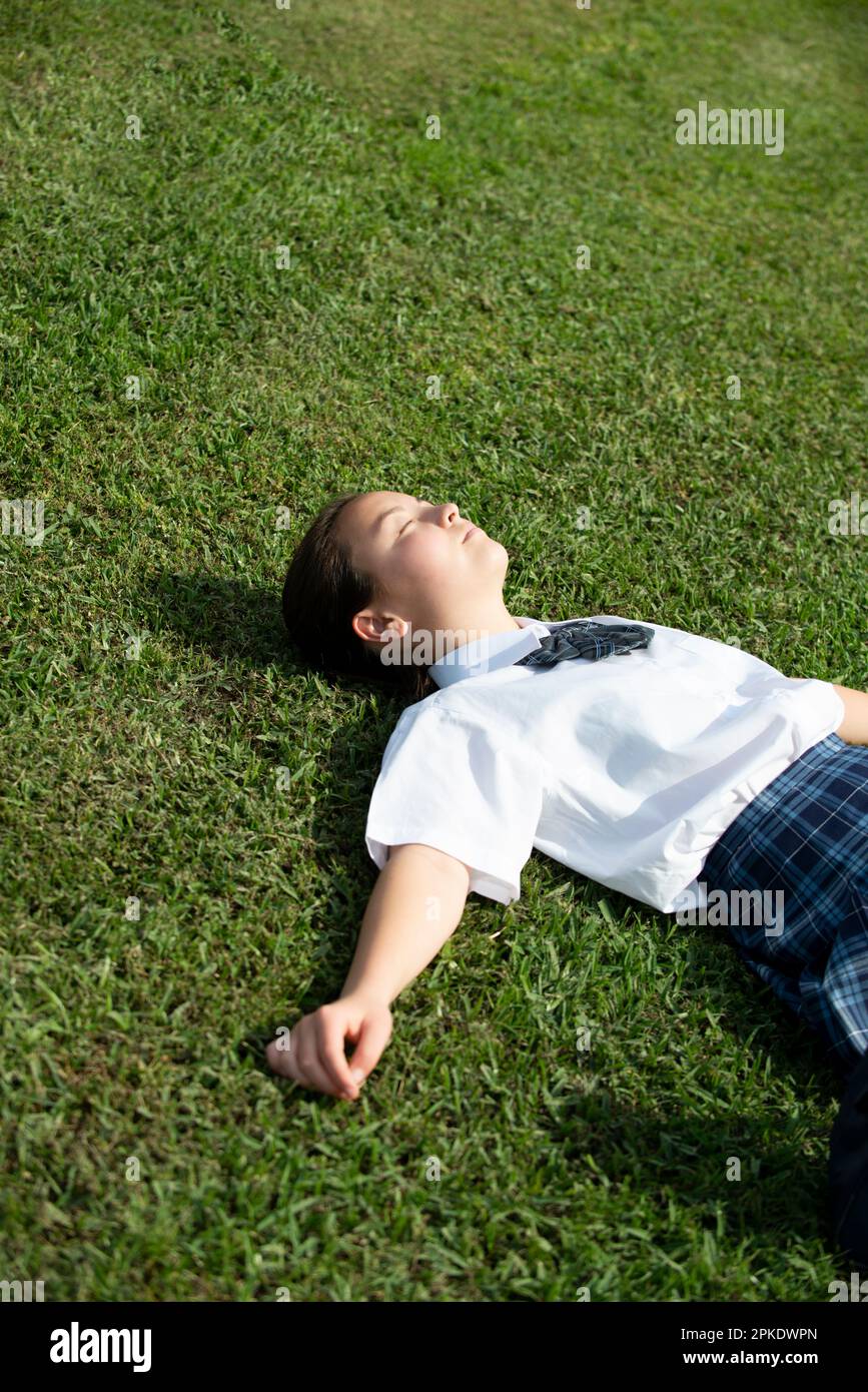 Junior schoolgirl hi-res stock photography and images - Alamy