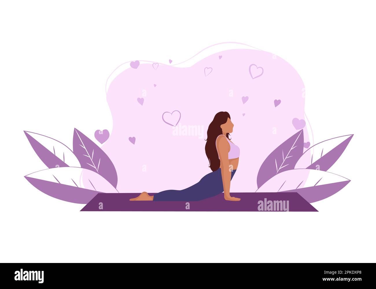 Young doing exercise on Stock Vector Images - Alamy