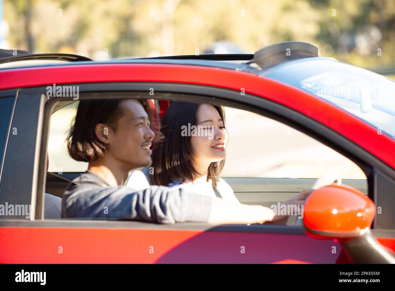 Student driver car driving hi-res stock photography and images - Alamy
