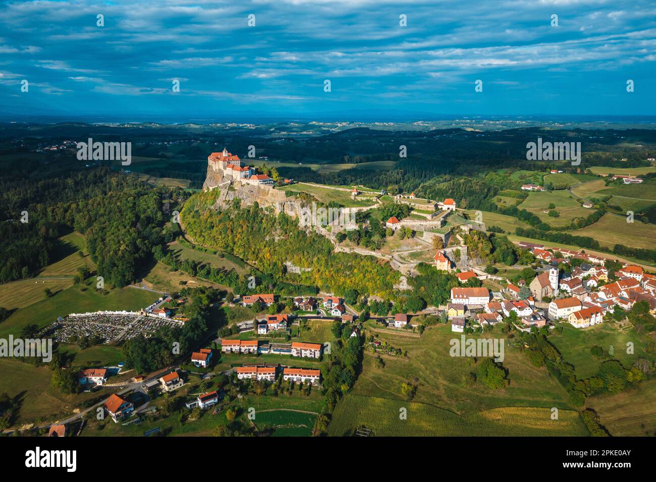 The Majestic Fortress of Riegersburg: A Bird's Eye View: Burg ...