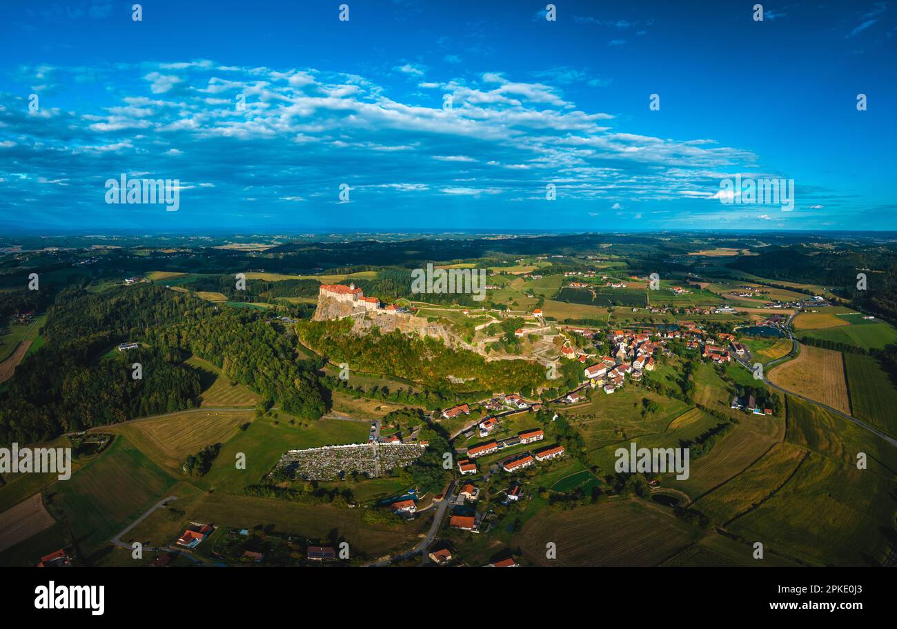 The Majestic Fortress of Riegersburg: A Bird's Eye View: Burg ...