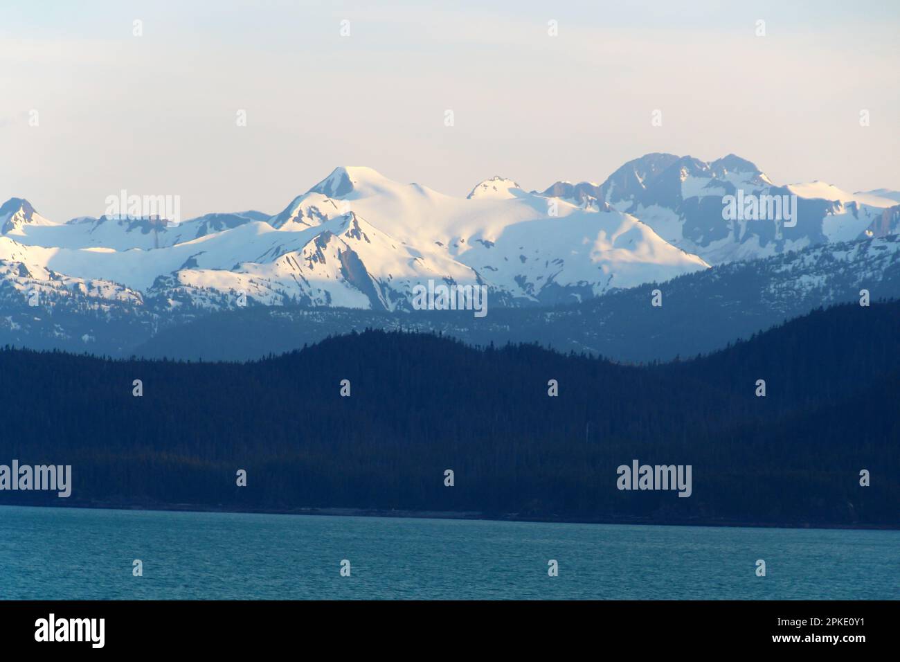 Mountain scenery in Favorite Channel, Alaska, United States Stock Photo ...