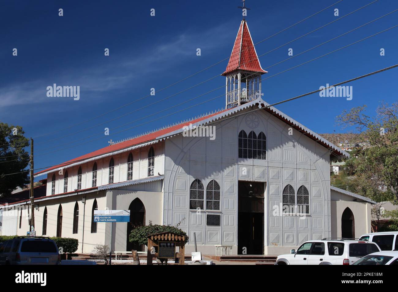 Santa Barbara Church in Santa Rosalía, Baja California Sur, Mexiko ...