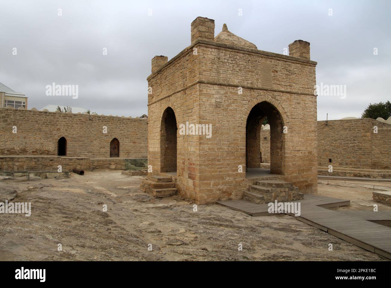 Fire Temple Ateshgah of Baku, Azerbaijan Stock Photo - Alamy