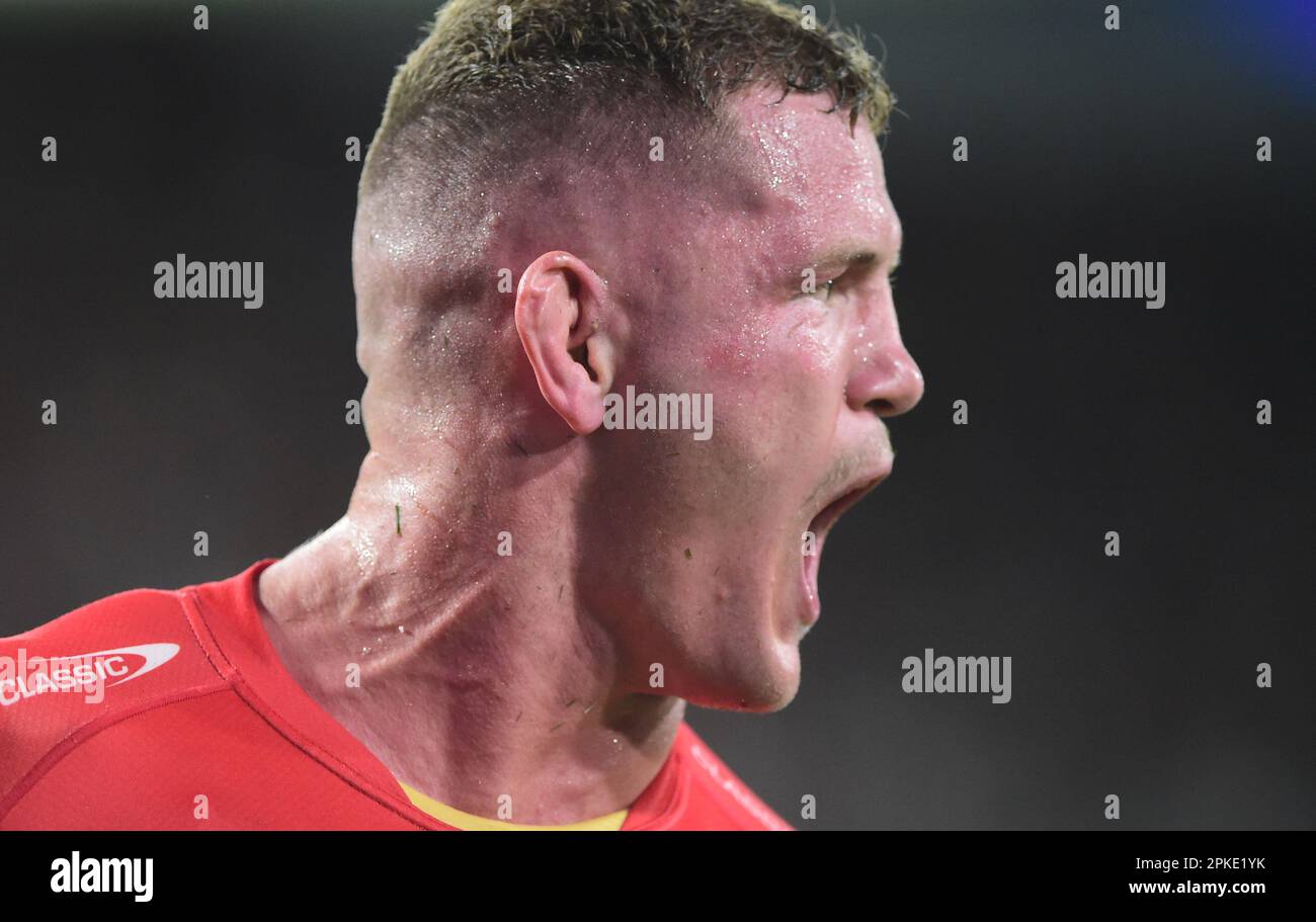 Tom Gilbert of the Dolphins during the NRL Round 6 match between the ...