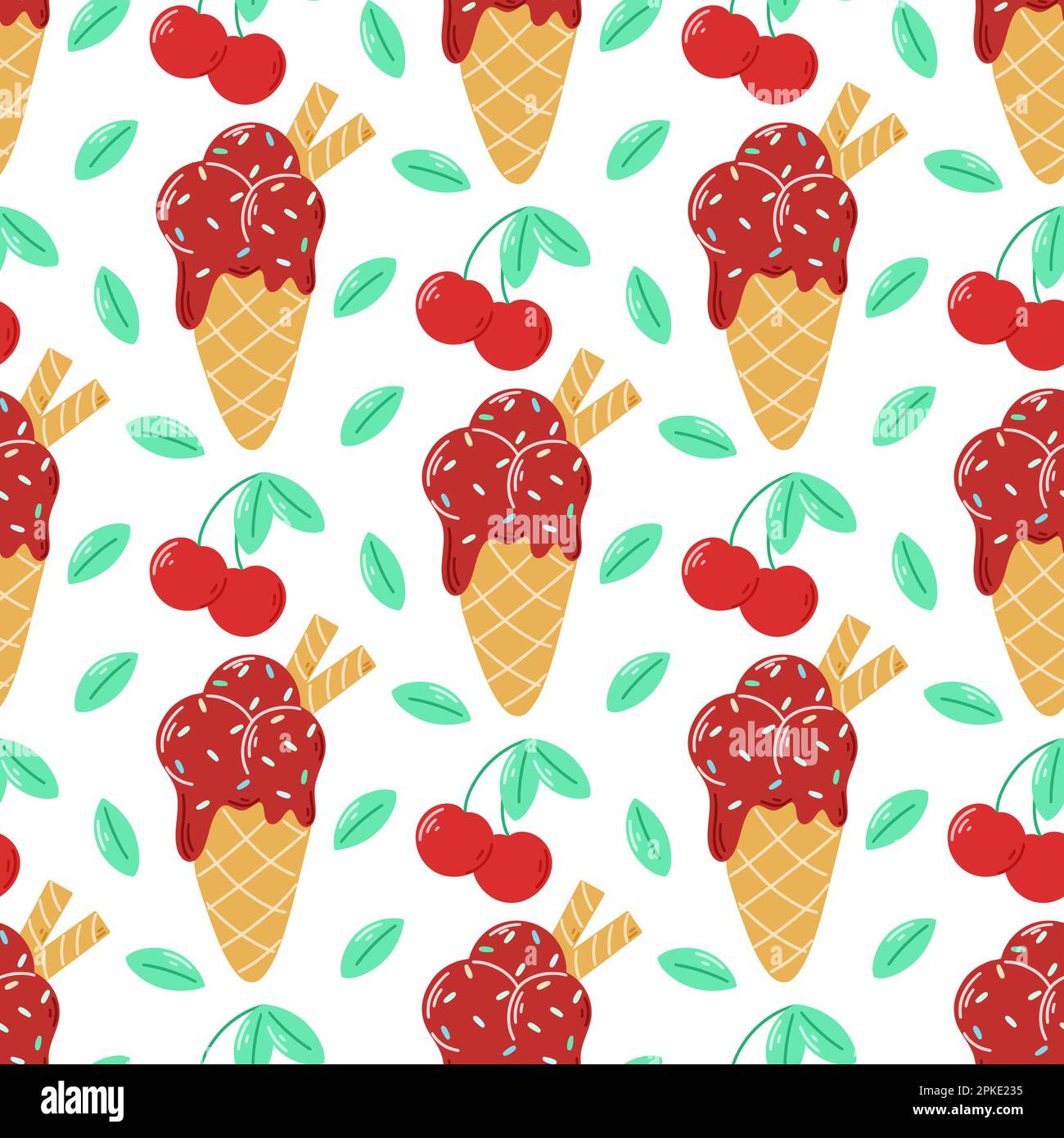 Seamless repeating pattern mint hi-res stock photography and images - Alamy