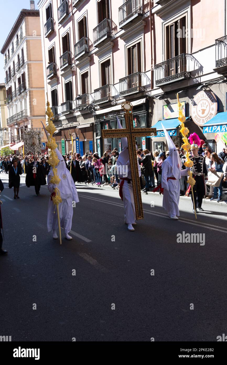 Madrid, Spain; 2nd April 2023: Procession of Holy Week on Palm Sunday ...