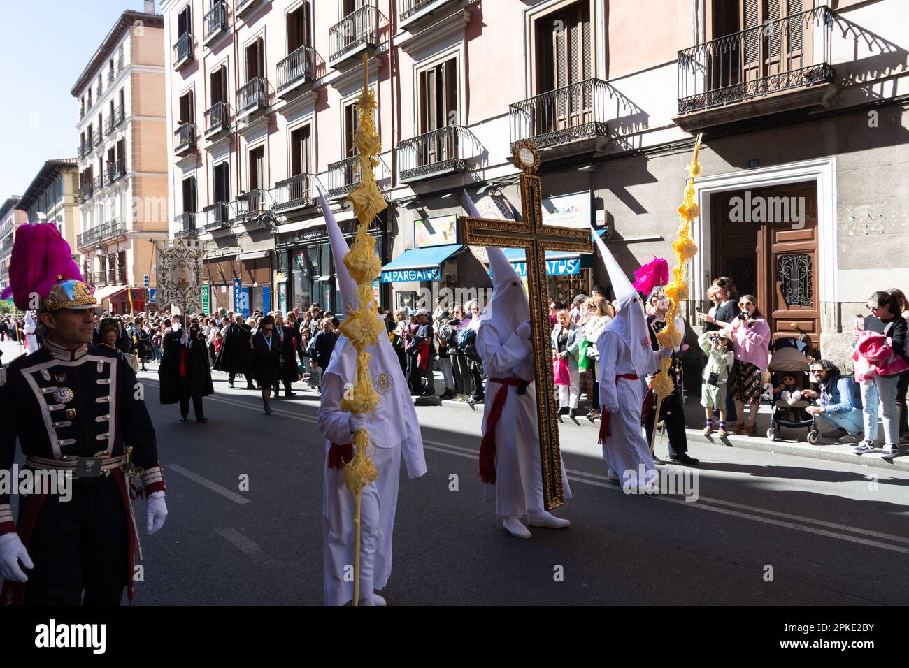 Madrid, Spain; 2nd April 2023: Procession of Holy Week on Palm Sunday ...