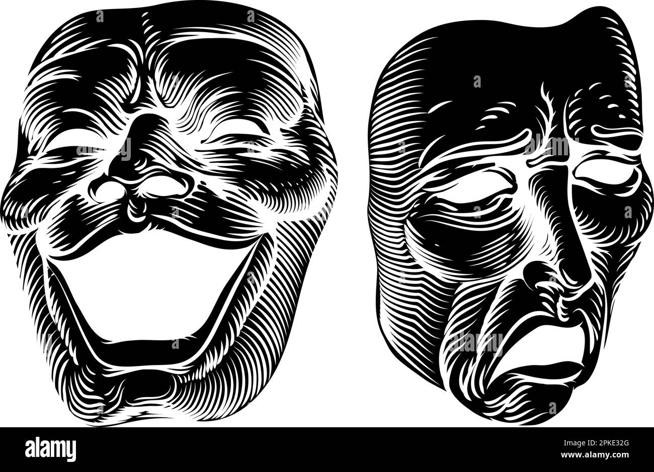 Laughing crying masks hi-res stock photography and images - Alamy