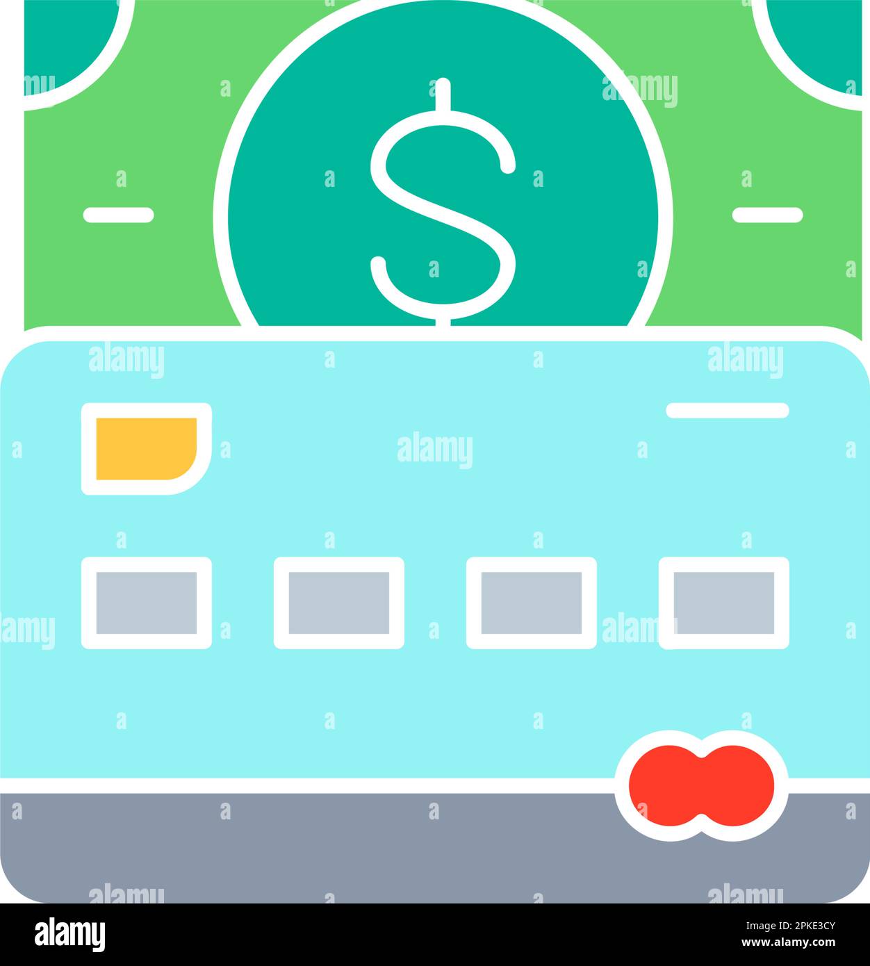 Withdrawing money from bank Stock Vector Images - Alamy