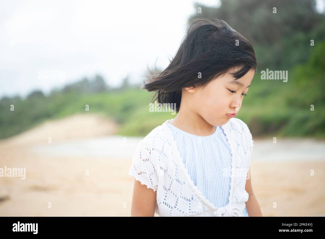 Girl with mouth agape Stock Photo - Alamy