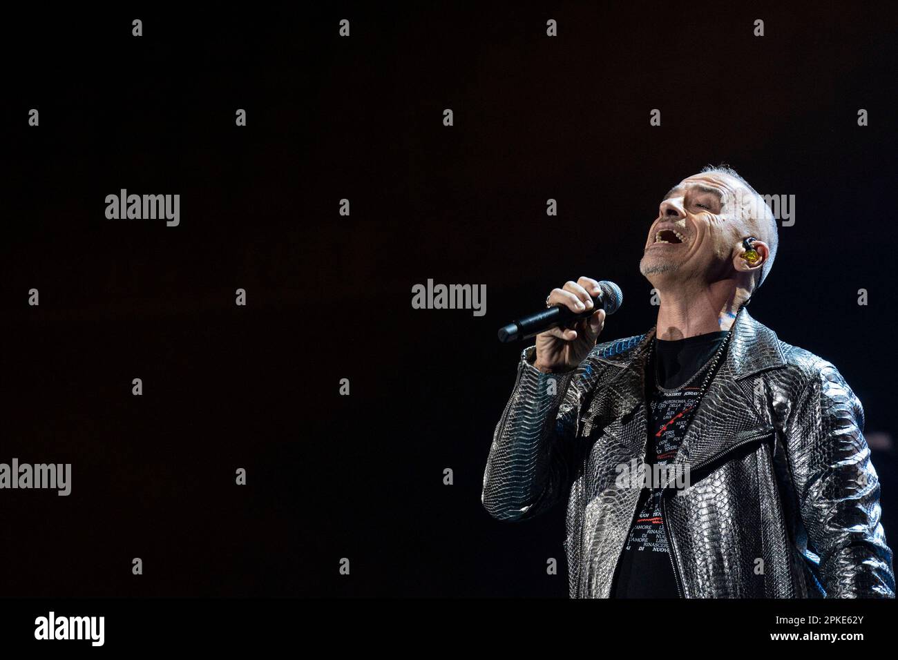 Rome, Italy. 06th Apr, 2023. The Italian singer and songwriter, Eros ...