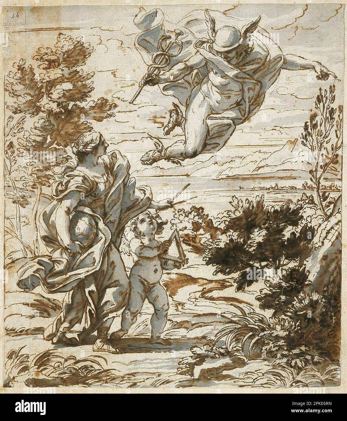 Mercury Leading Geography between 1689 and 1709 by Giovanni Battista ...