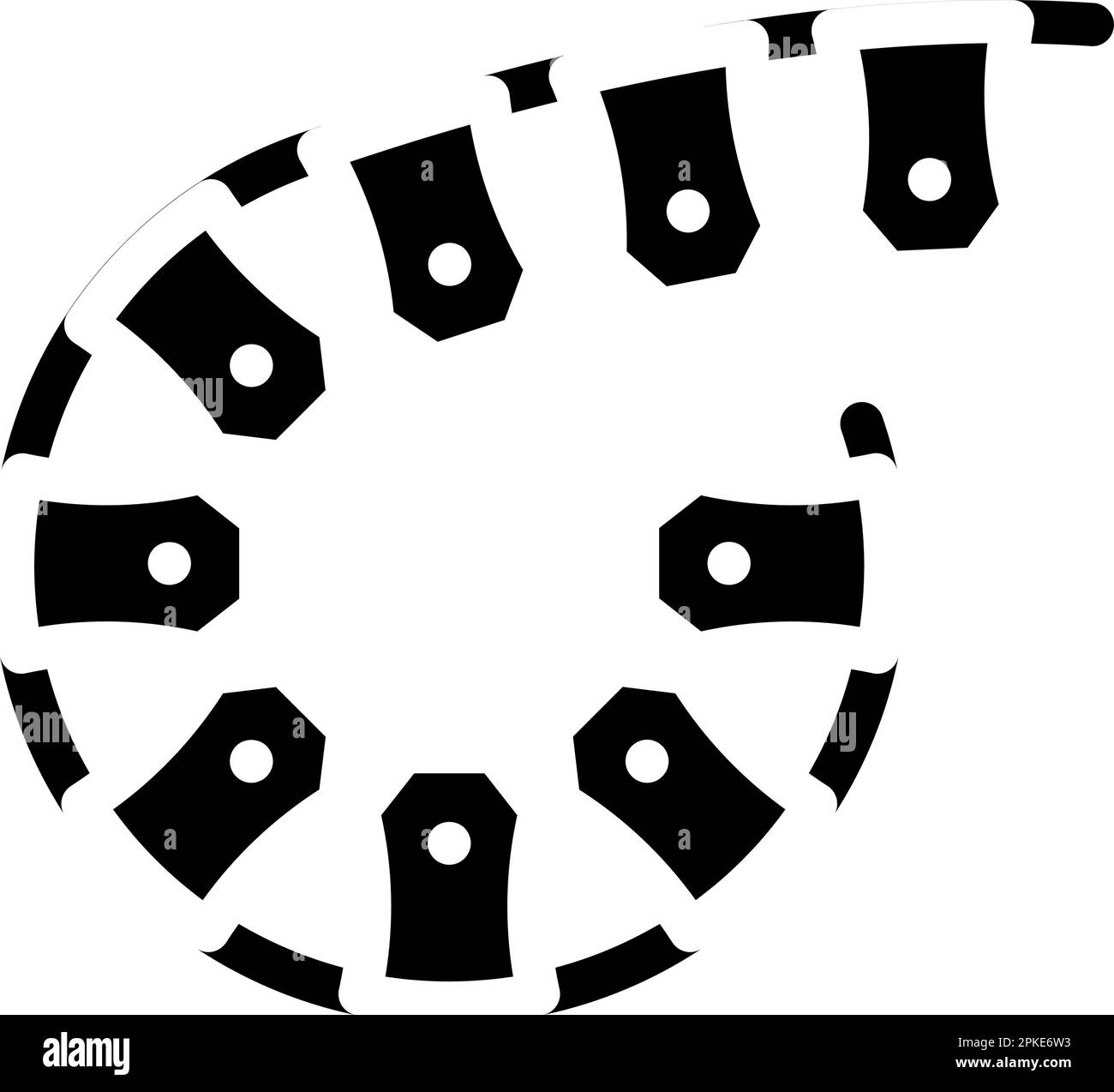 landscape edging garden tool glyph icon vector illustration Stock ...