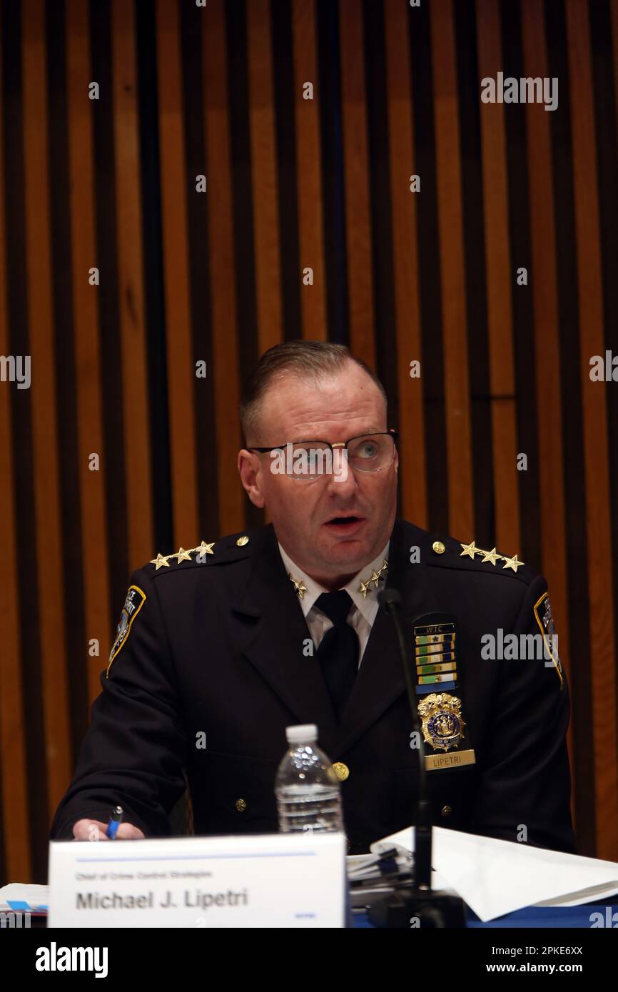 New York, NY, USA. 6th Apr, 2023. New York City Police Chief, Michael J ...