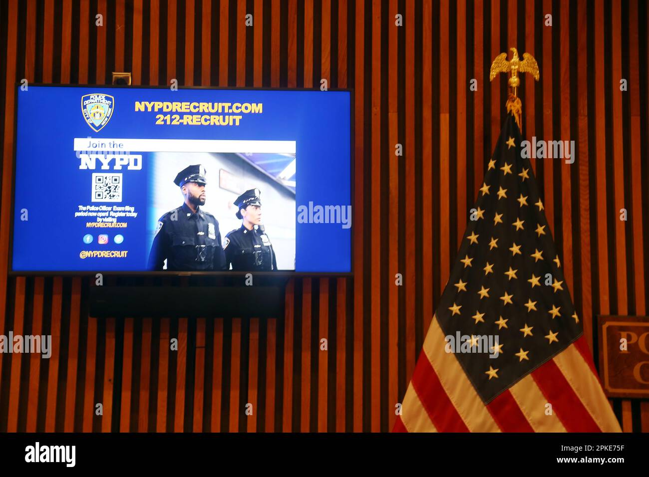 New York, NY, USA. 6th Apr, 2023. Visuals as New York City Police ...