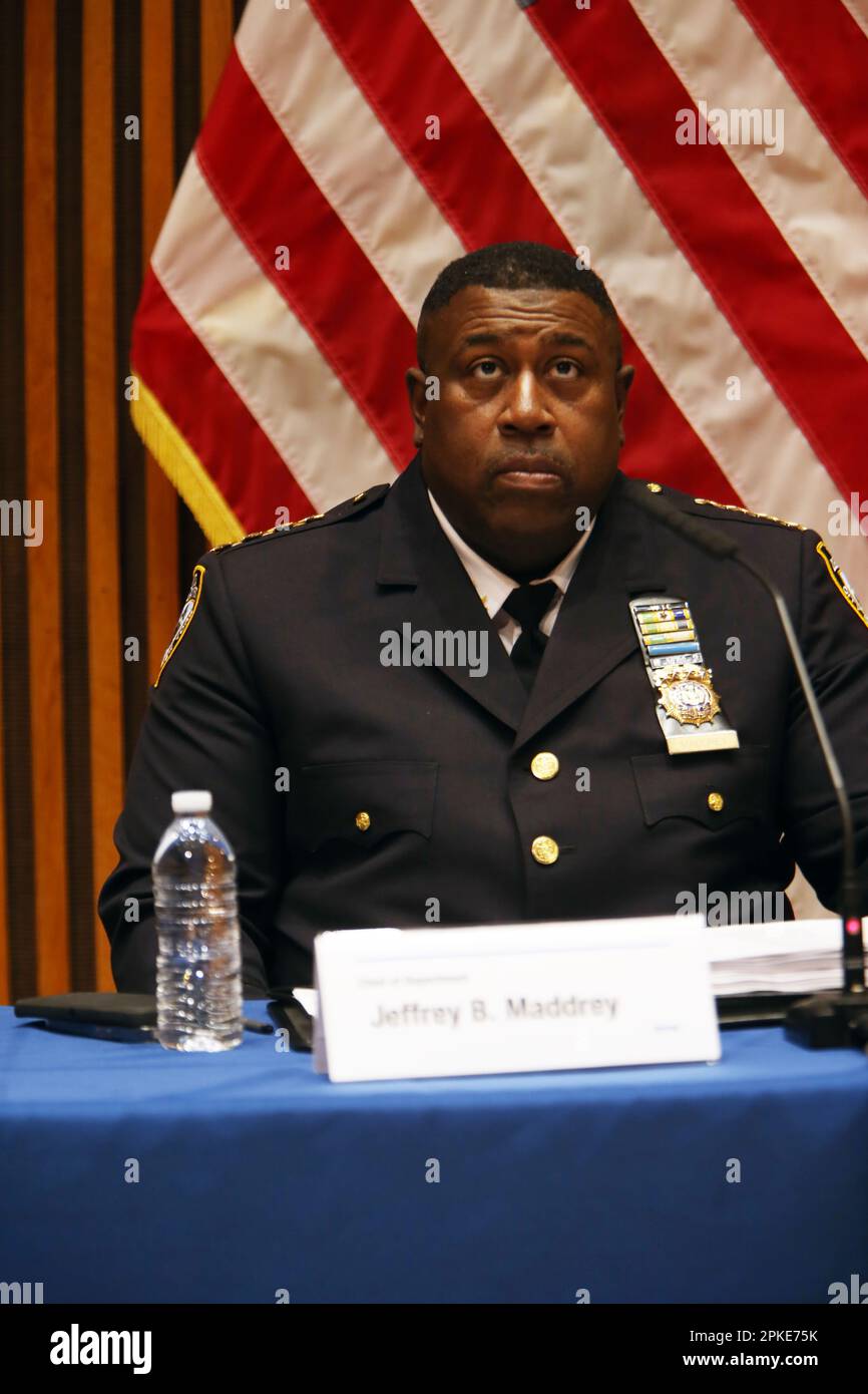 New York, NY, USA. 6th Apr, 2023. New York City Police Chief, Jefferey ...