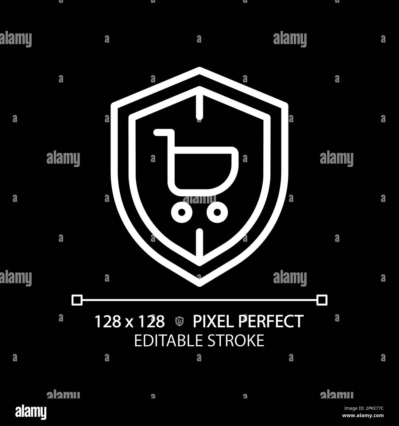 Consumer law pixel perfect white linear icon for dark theme Stock ... Consumer law pixel perfect white linear icon for dark theme Stock ...