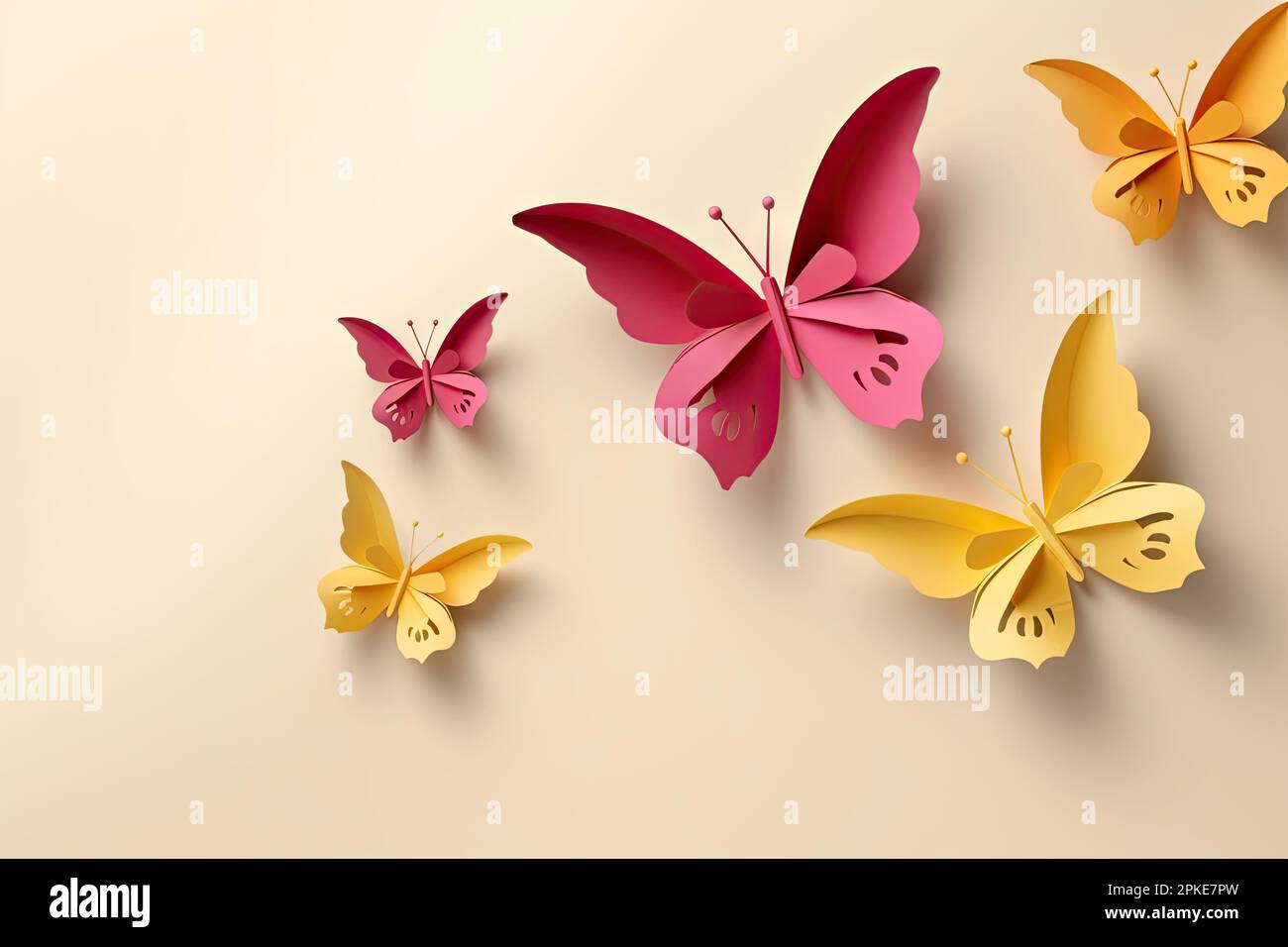 Butterfly papercut design hi-res stock photography and images - Alamy
