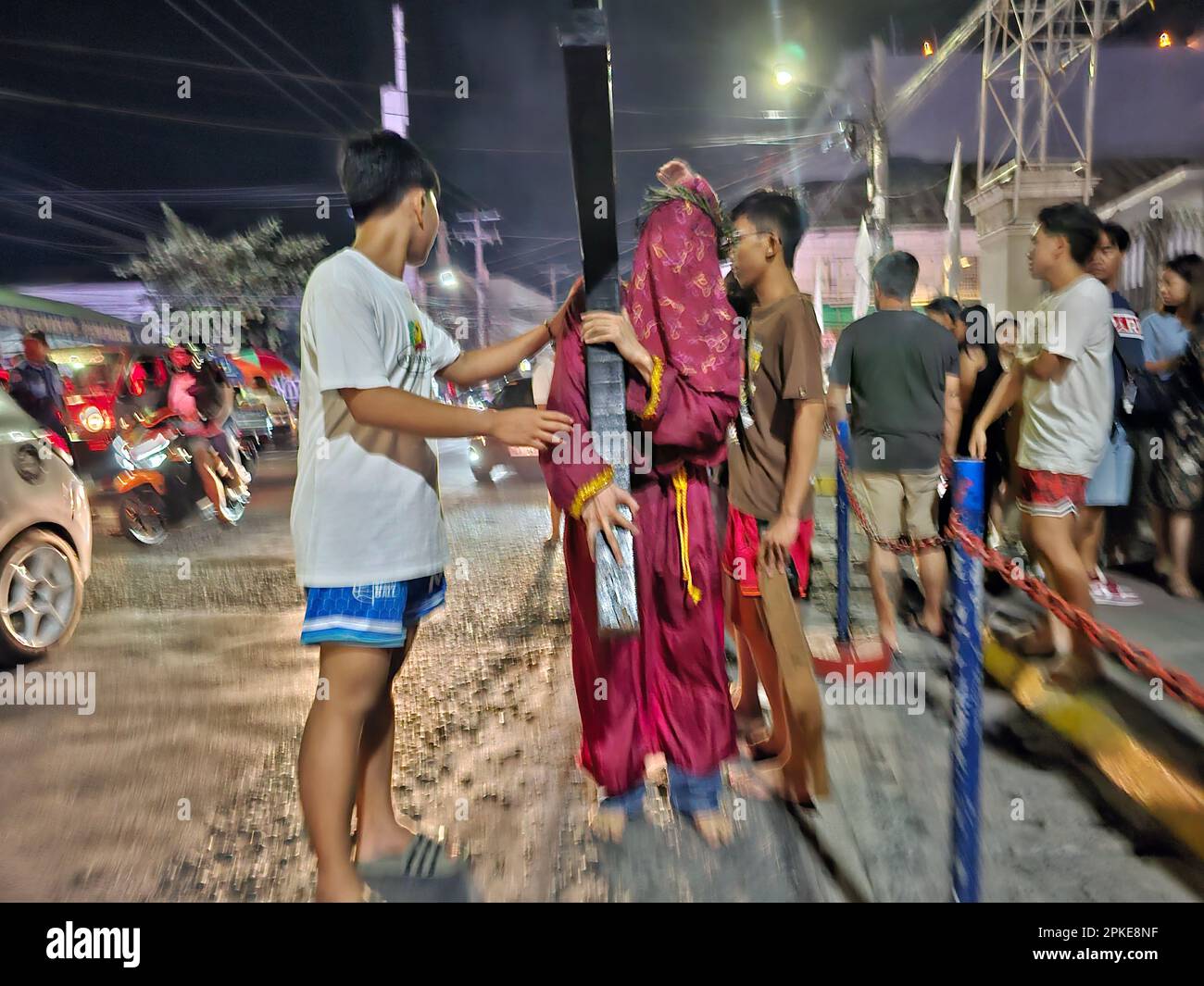Man in red robe hi-res stock photography and images - Alamy