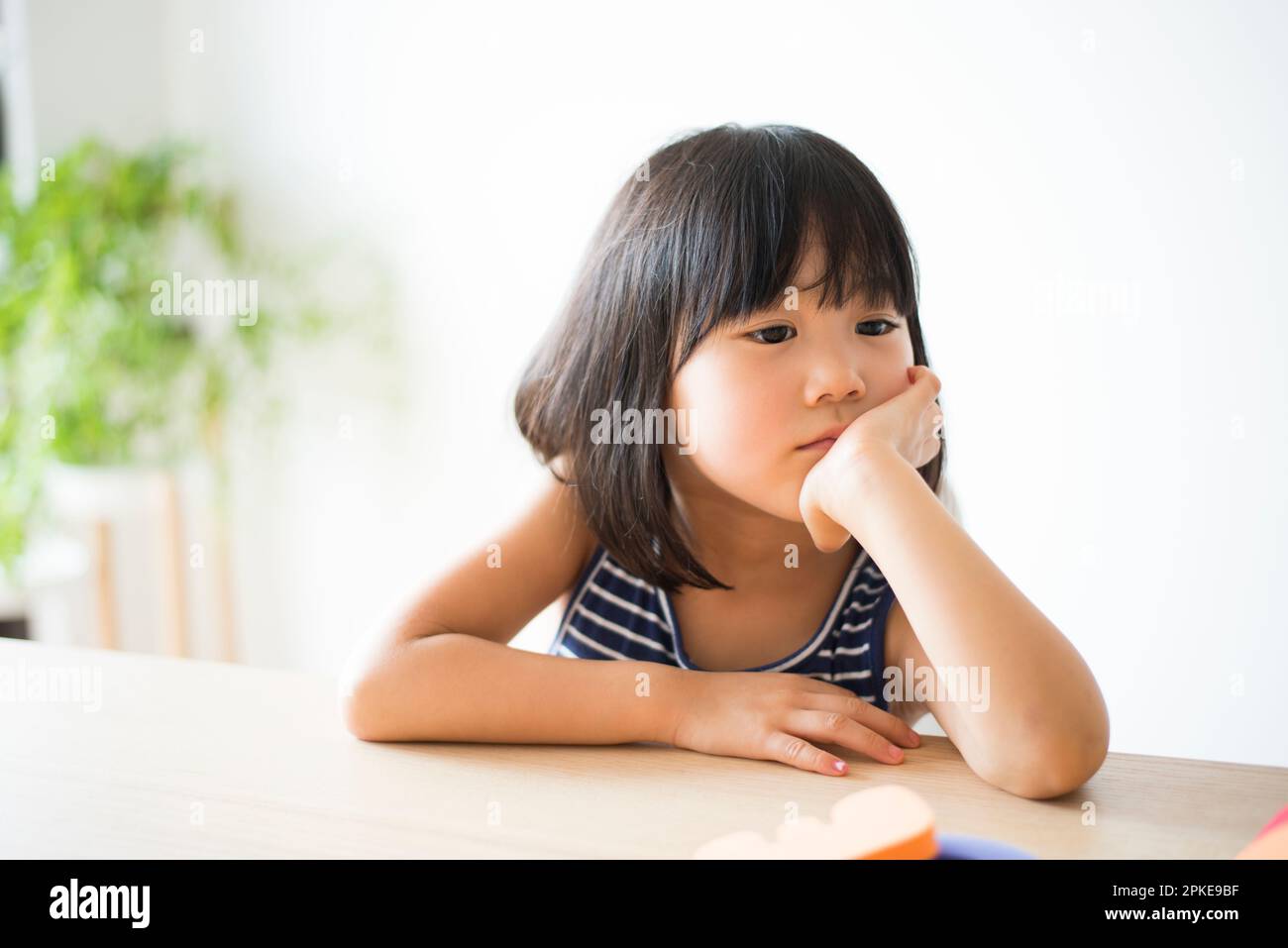 Girl with cheekbones Stock Photo - Alamy