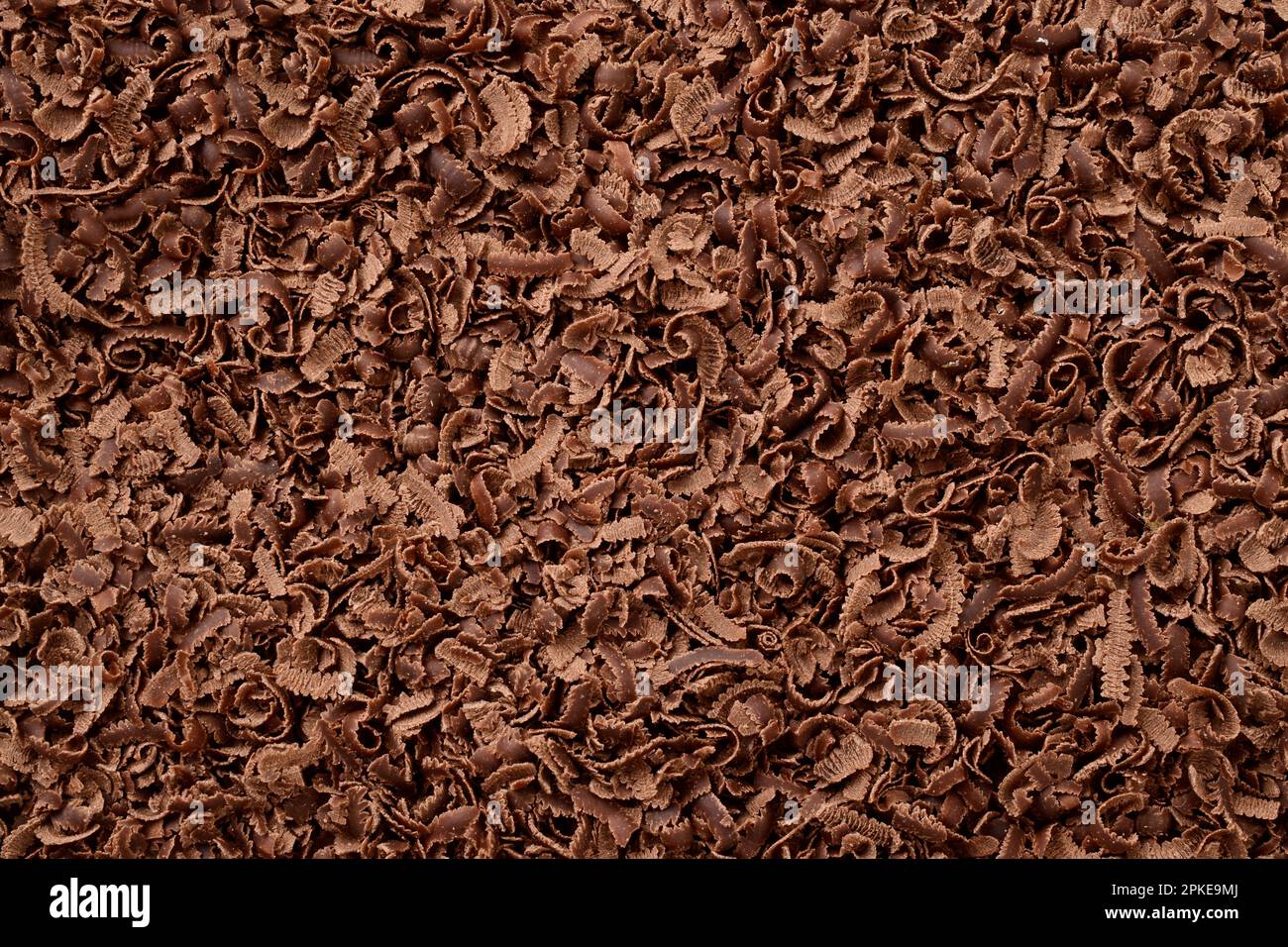 Top view of chocolate shaving texture background Stock Photo - Alamy