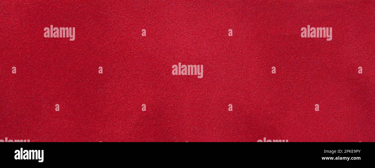 Dark red matte background of suede fabric, closeup. Velvet texture of ...