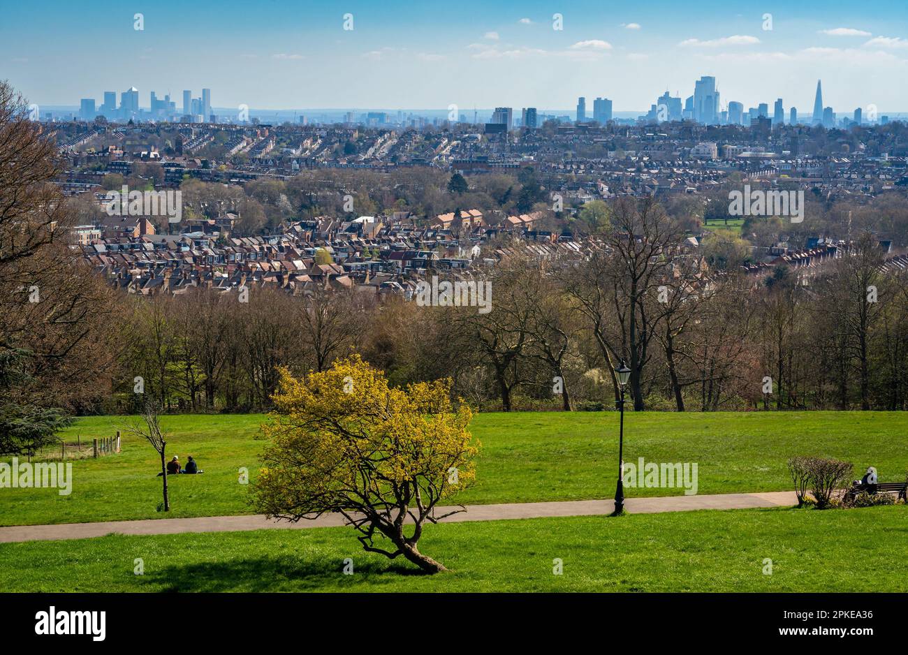 London skyline from alexandra palace hi-res stock photography and ...