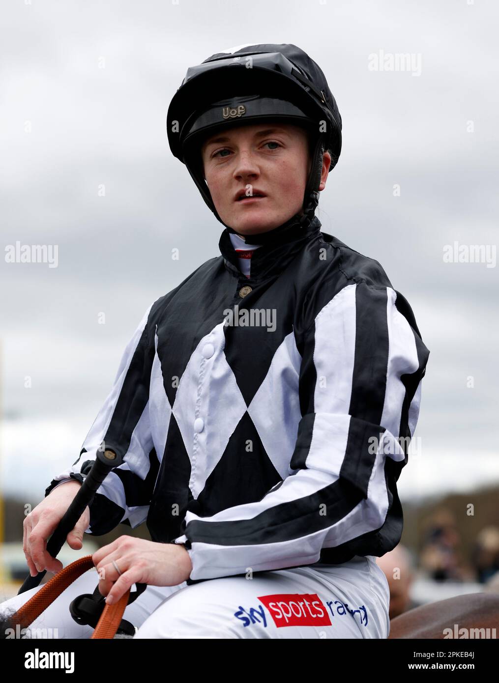 Jockey Hollie Doyle at Newcastle Racecourse, Newcastle. Picture date ...