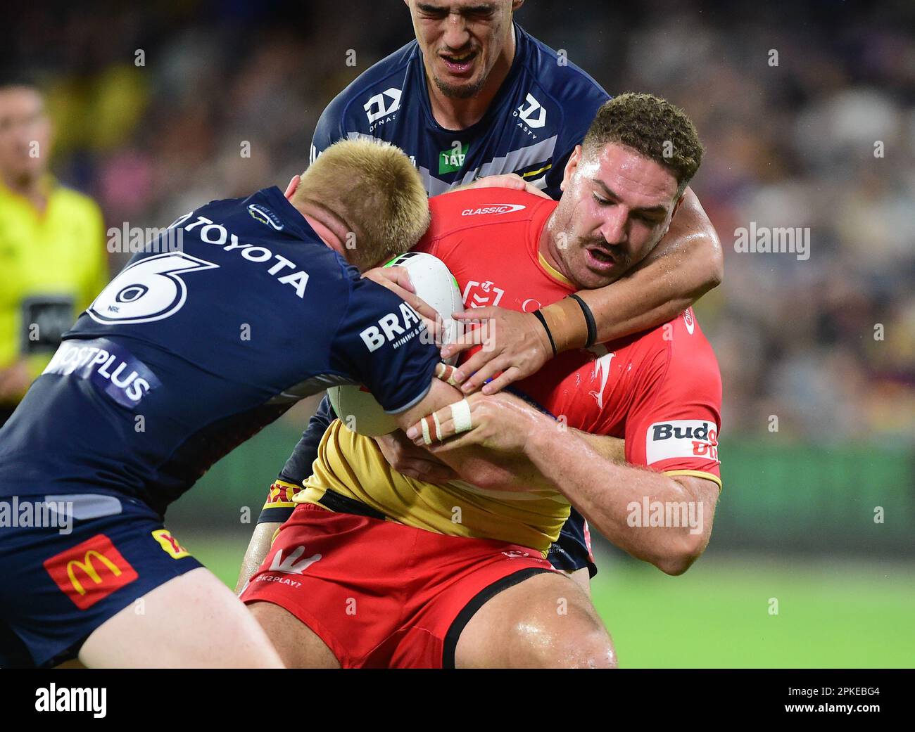 Brenko Lee of the Dolphins during the NRL Round 6 match between the ...