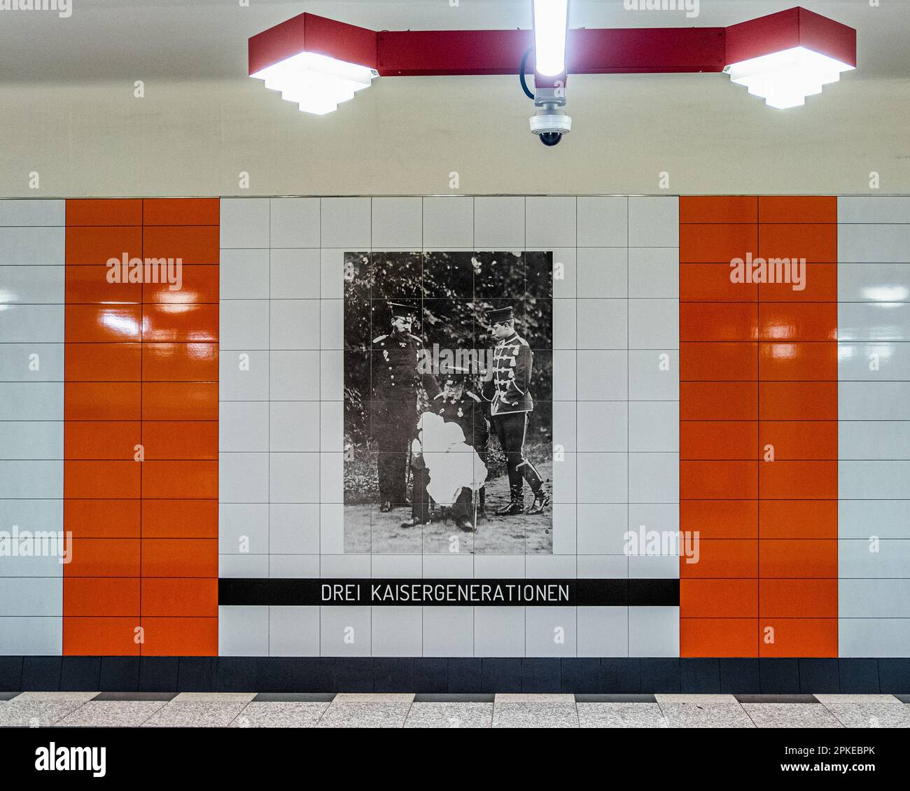 U Friedrich-Wilhelm-Platz U-Bahn underground railway station on the U9 ...