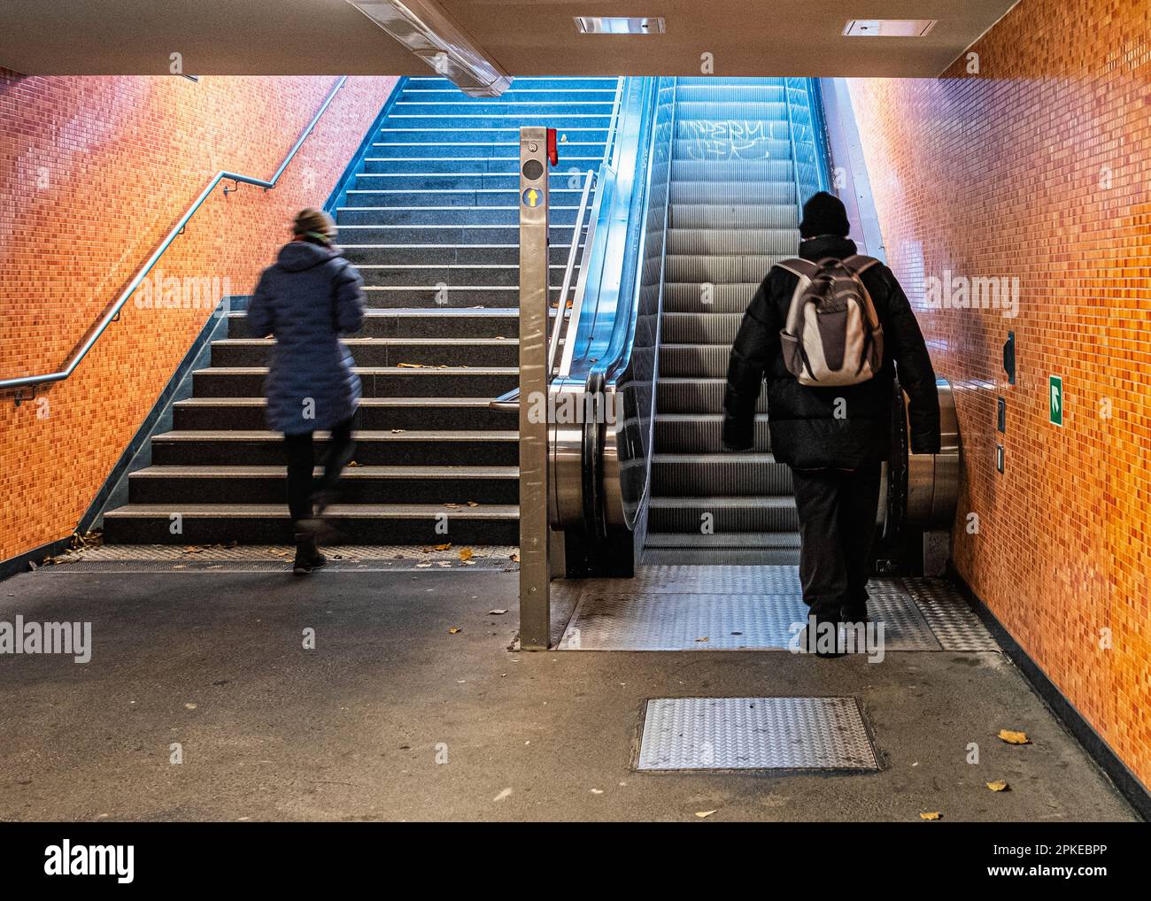 U Friedrich-Wilhelm-Platz U-Bahn underground railway station on the U9 ...